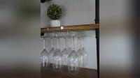 君晓天云免钉夹片式多功能红酒杯架咖啡杯马克杯架玻璃杯架悬挂倒挂...