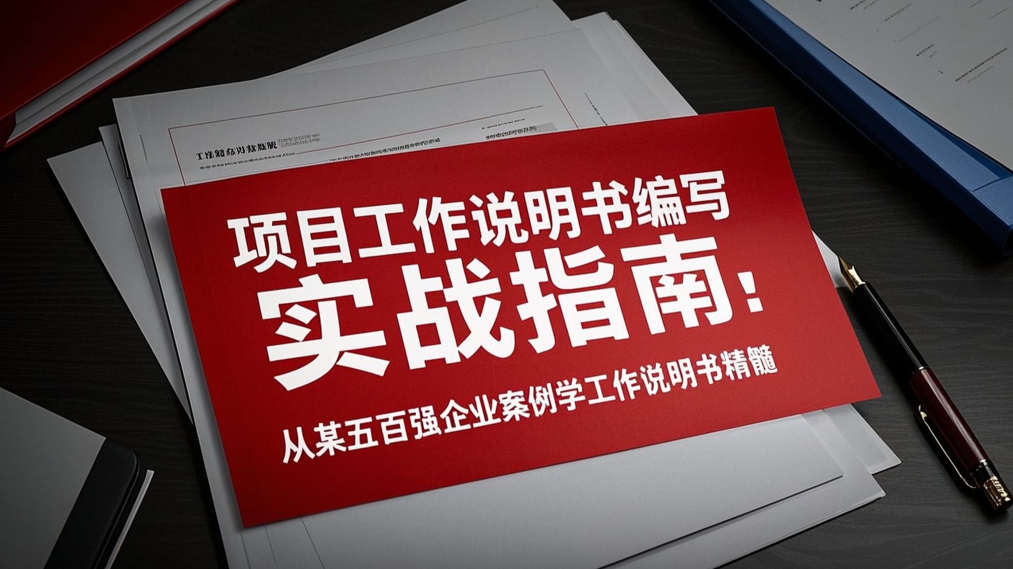 项目工作说明书(SOW)编写实战指南