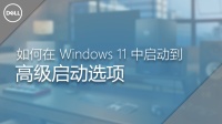 如何在 Windows 11 中启动到高级启动选项