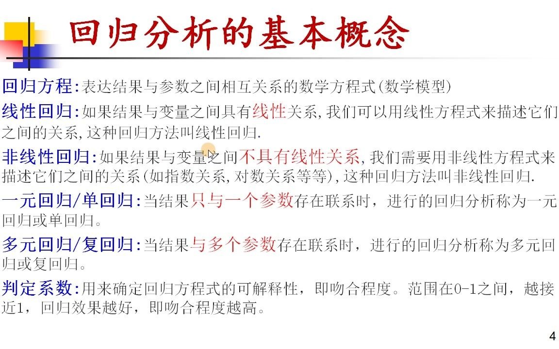 excel在数学建模计算中的典型应用-一元回归分析