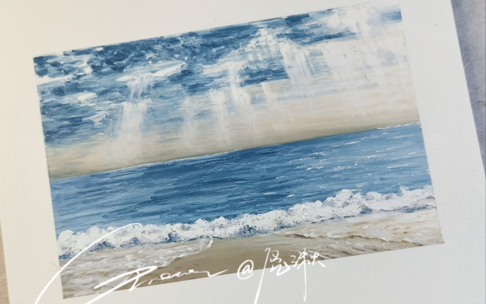 油画棒教程 | “听风八百遍 才知是人间”