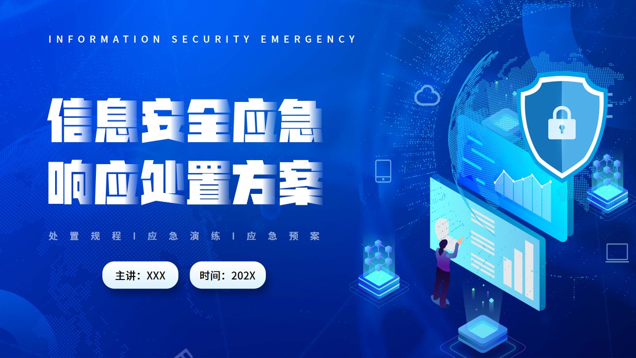 信息安全应急响应处置方案PPT模板,PPT文件:wzppt(加个点)com