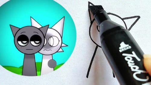 2462. 猫咪的不同画法,简笔画,少儿创意美术