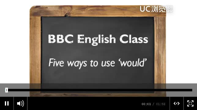 BBC教你如何讲would