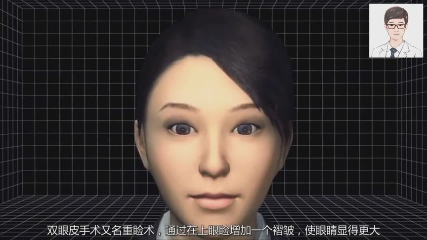 3D动画演示双眼皮手术到底是怎么做的 这种人工美你能接受吗?