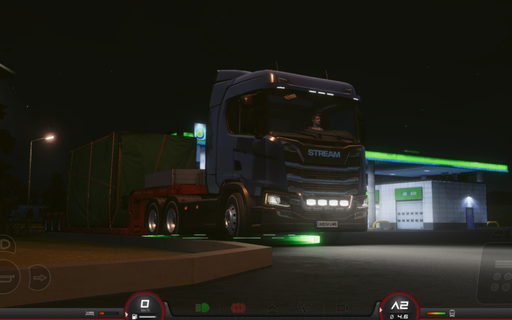 【Truckers of Europe 3】驾驶斯堪尼亚R730运输45T汽车零件从...