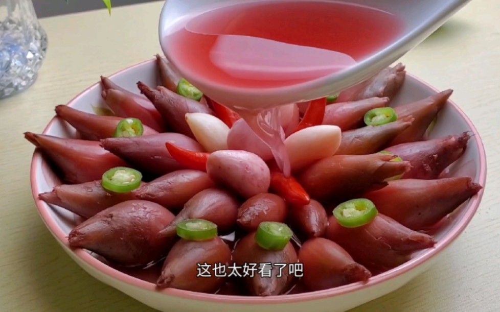 分享野菜洋荷姜的正确吃法,自从吃一次,我家的泡菜坛子都没空过