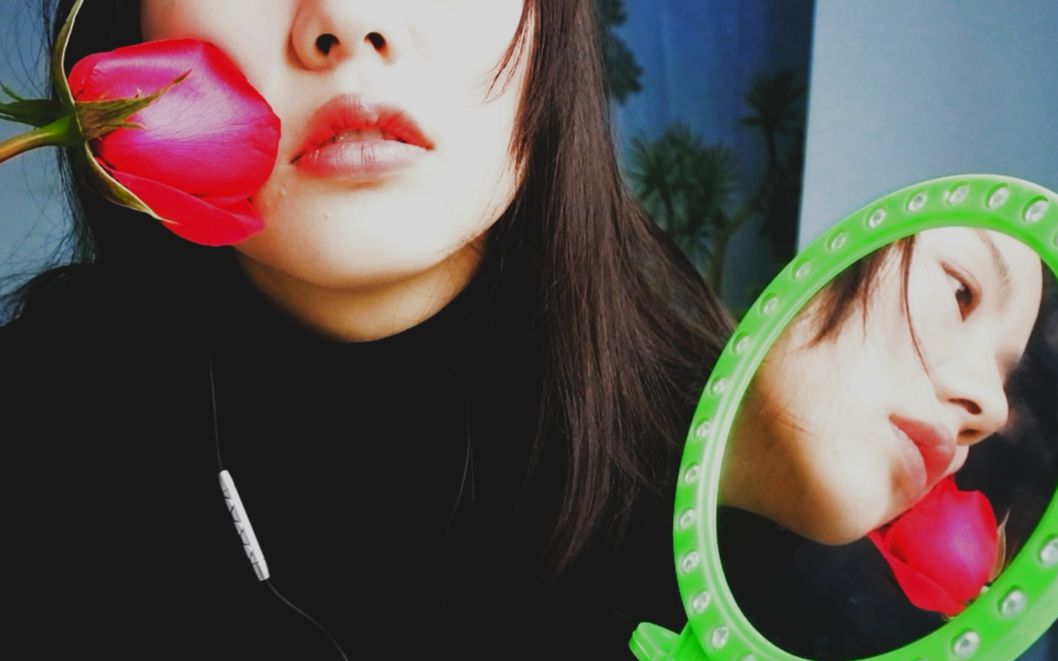 日常失败妆容|第一次用蓝朋友送的化妆品❤