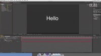 After Effects CS6手写字效果制作(write on特效)
