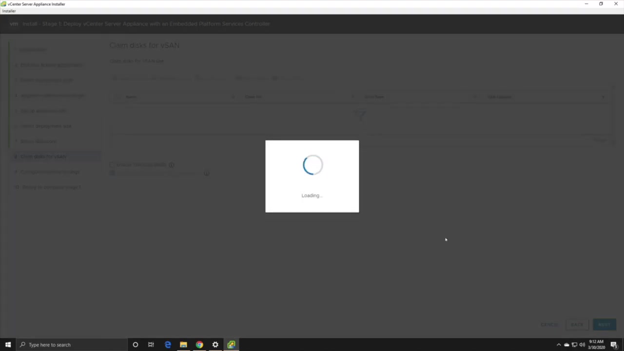 使用 vCenter Server Appliance部署 vSAN