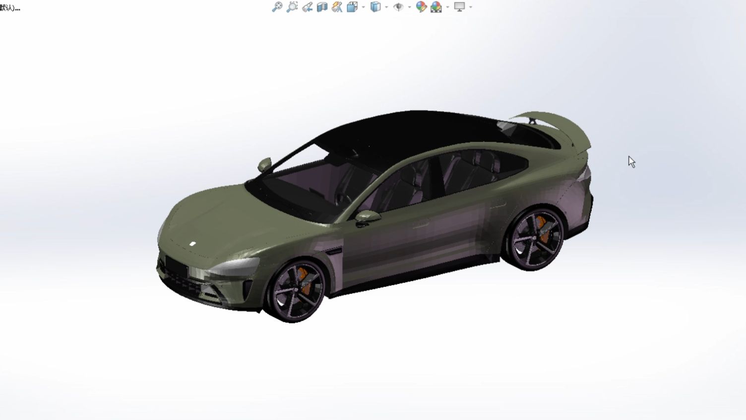 Solidworks小米汽车SU7模型,3D模型无偿分享给大家!