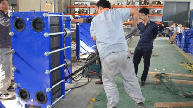 板式换热器按步骤组装视频