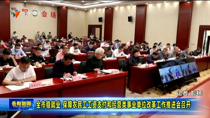 全市稳就业保障农民工工资支付和经营类事业单位改革工作推进会