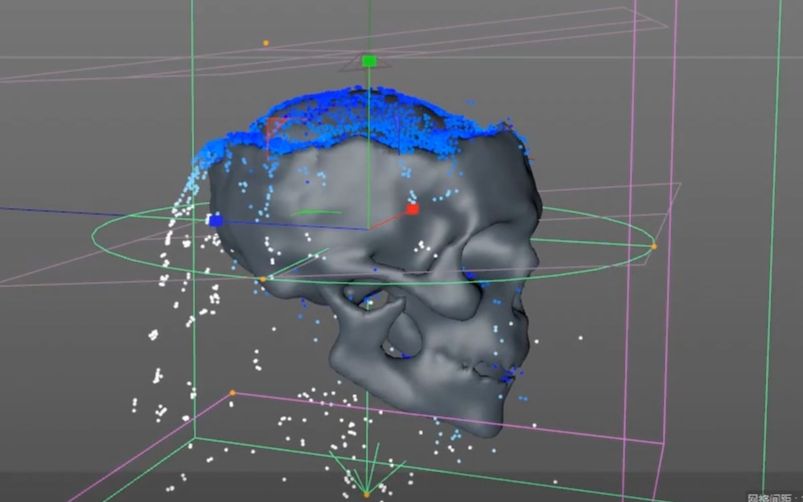 C4D体积生成+XP粒子练习demo