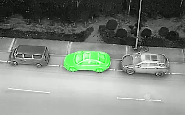 无人机红外视频目标跟踪算法跟踪效果展示