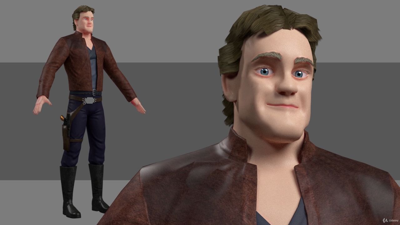 Blender人物角色建模与动画实例制作训练视频教程 RRCG