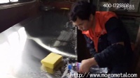彩色不锈钢板真空镀膜表面处理前期工作