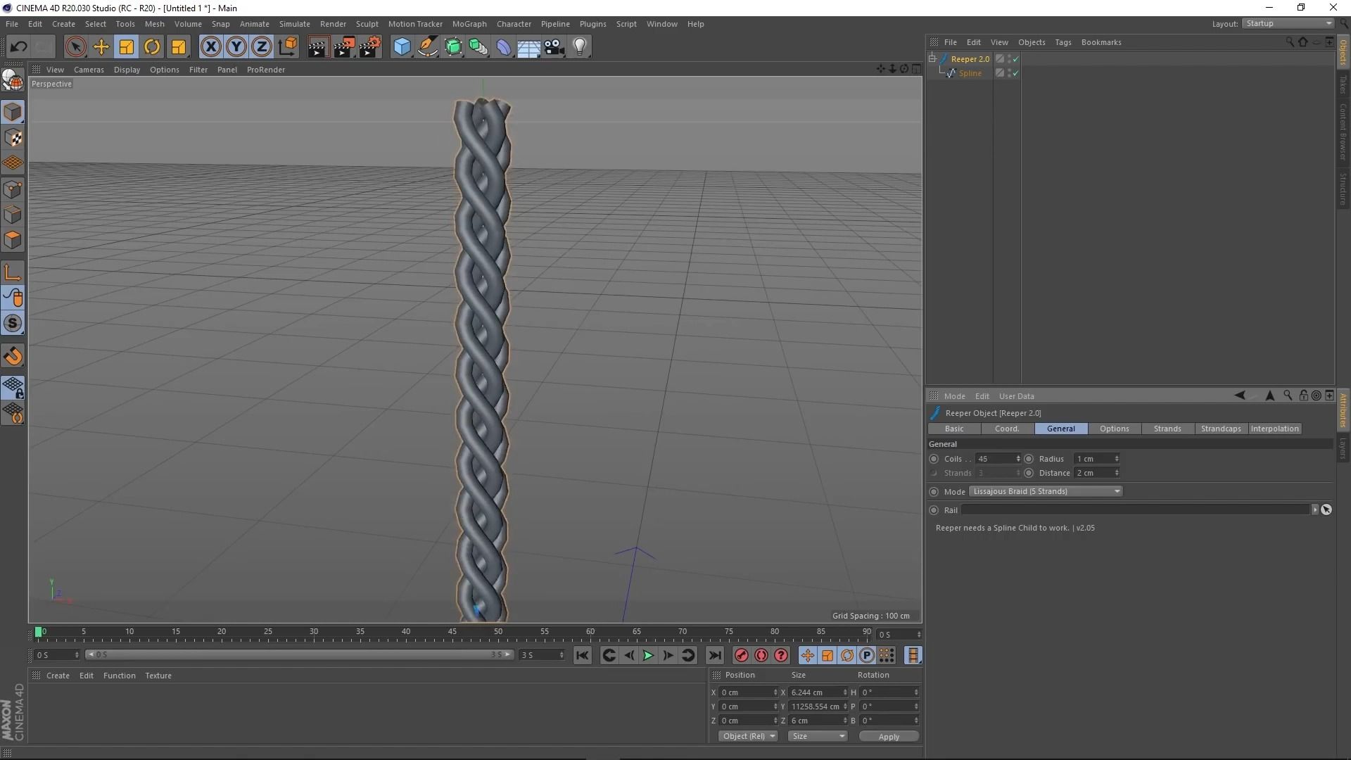 C4D制作绳索绳子插件中文汉化版/英文版 Reeper 3.2 支持R21-R2024