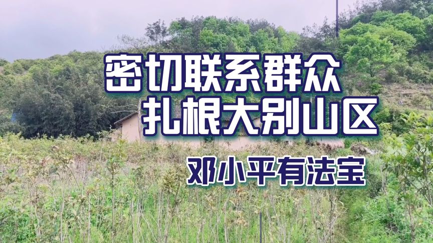 密切联系群众,扎根大别山区,邓小平有法宝