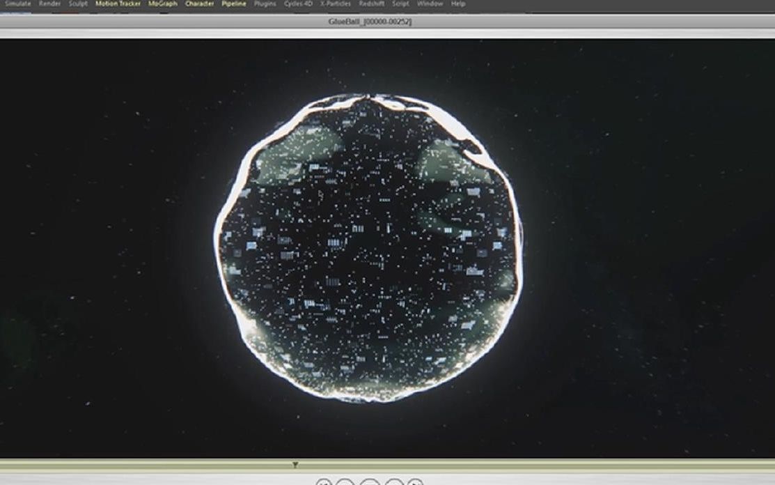 AE+C4D制作水滴水球动画教程