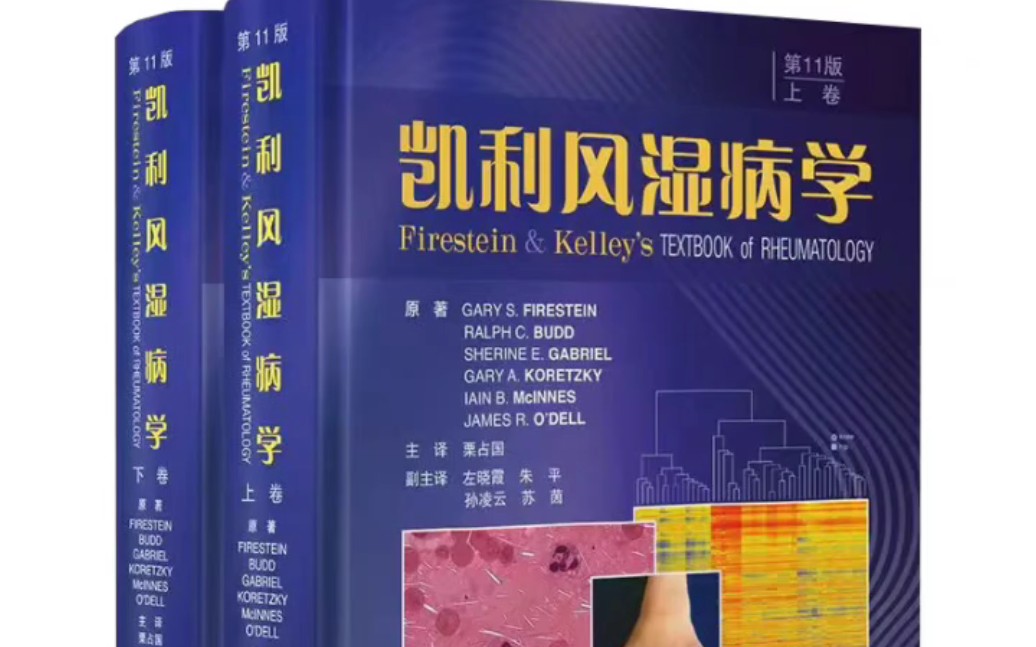 凯利风湿病学 第11版 上下卷_栗占国主译2023年(彩图)超清版PDF