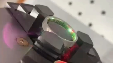 激光打标机戒指刻字效果