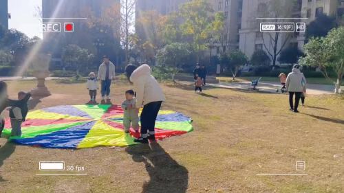 社会实践亲子活动进行中