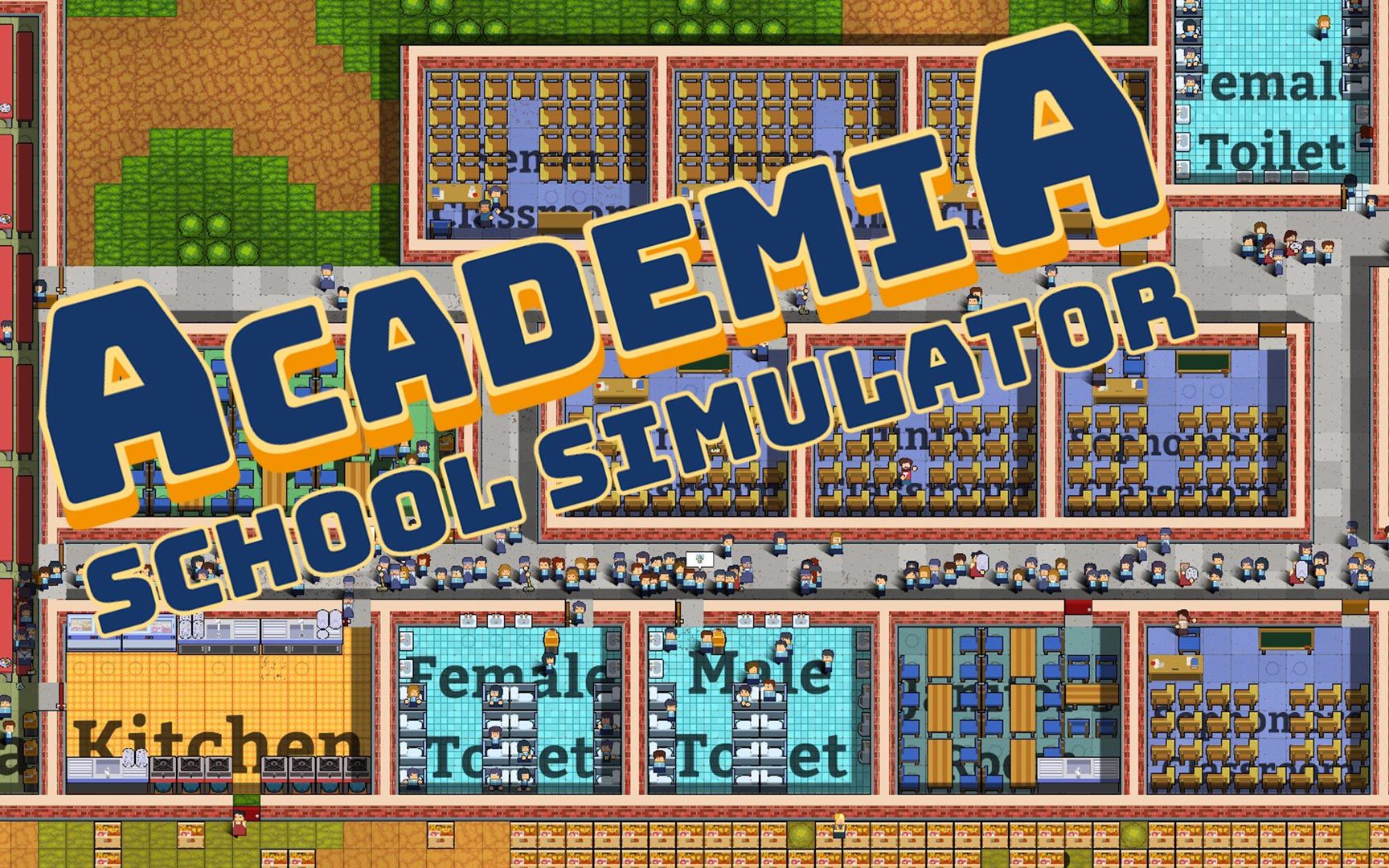 学校模拟器 #3 终于有学生毕业了!(Academia : School Simulator 试玩)