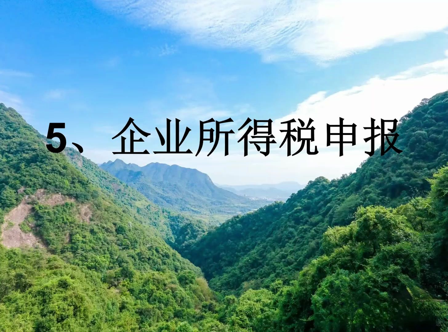税务申报流程--企业所得税申报流程