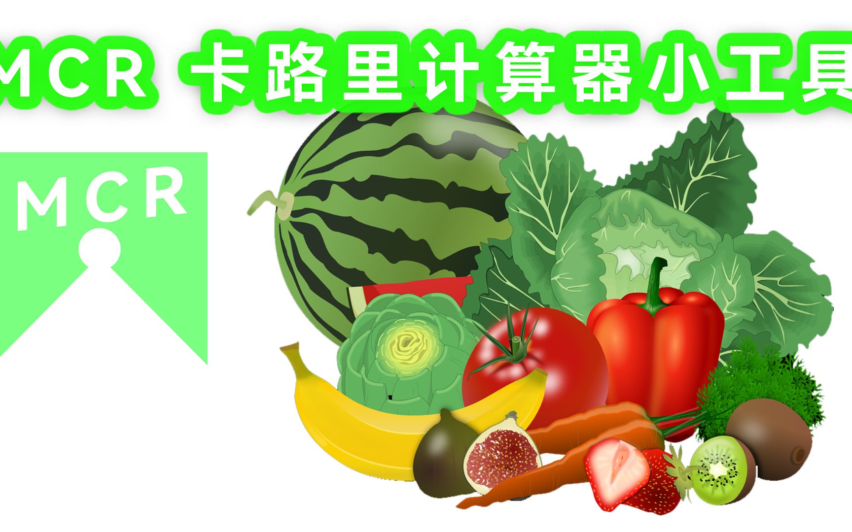《C# 开源项目》MCR 卡路里消耗量计算小工具