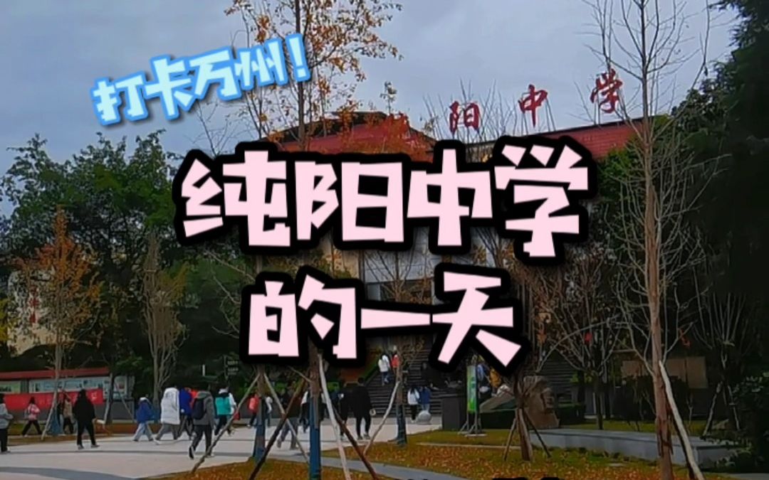在这段特别的日子里,带你们走进万州纯阳中学同学们的一天…
