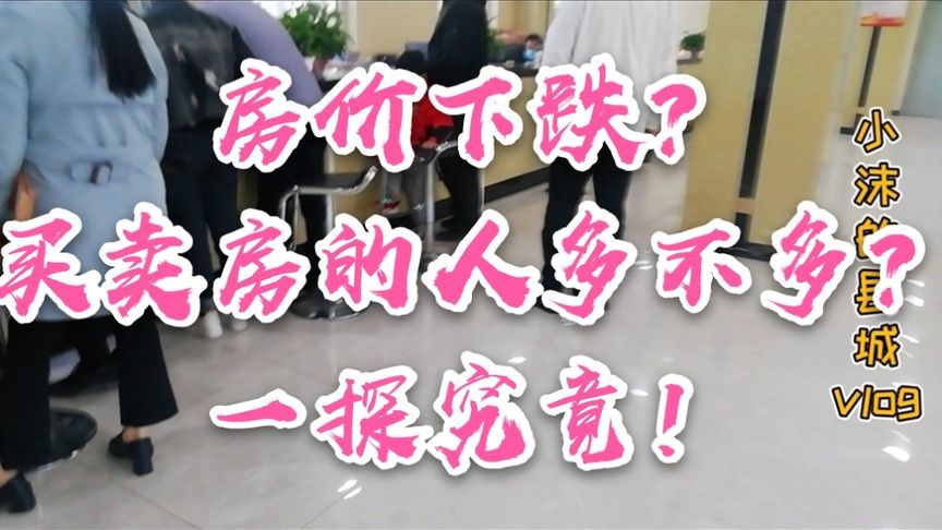 房价下跌?买卖二手房的人多不多?小伙带你去不动产登记中心看看
