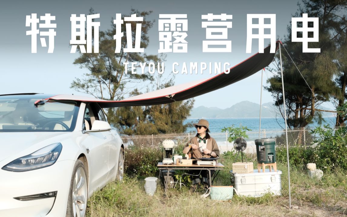 实现特斯拉露营用电自由