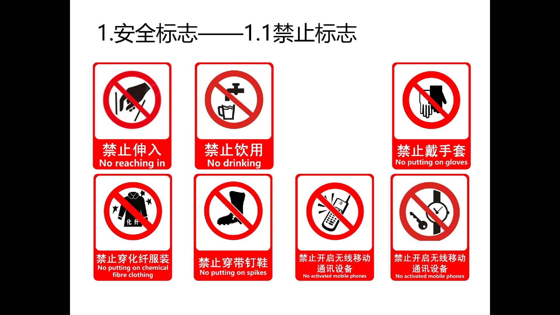 【课件】安全标志大全