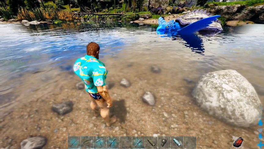 方舟免费游玩.新地图峡湾上线.单机安装模组教程#steam游戏