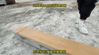 水泥仿木栏杆刷漆上色视频,小姐姐第一次做护栏油漆就是这么简单