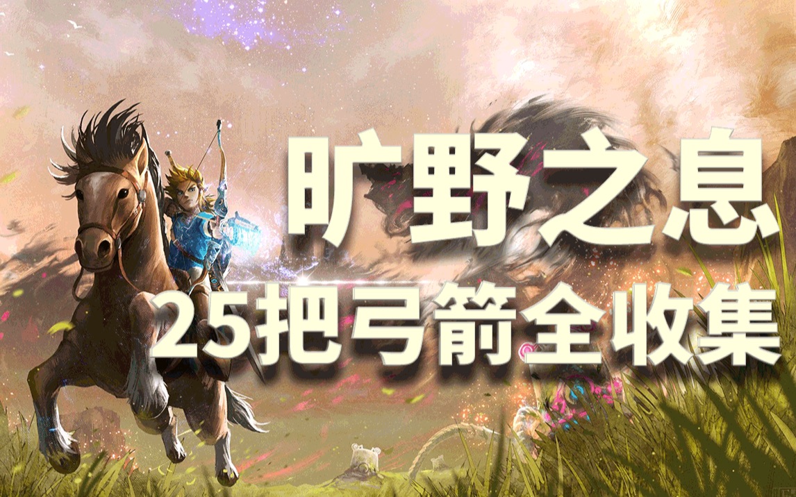 《旷野之息》25把弓全收集!