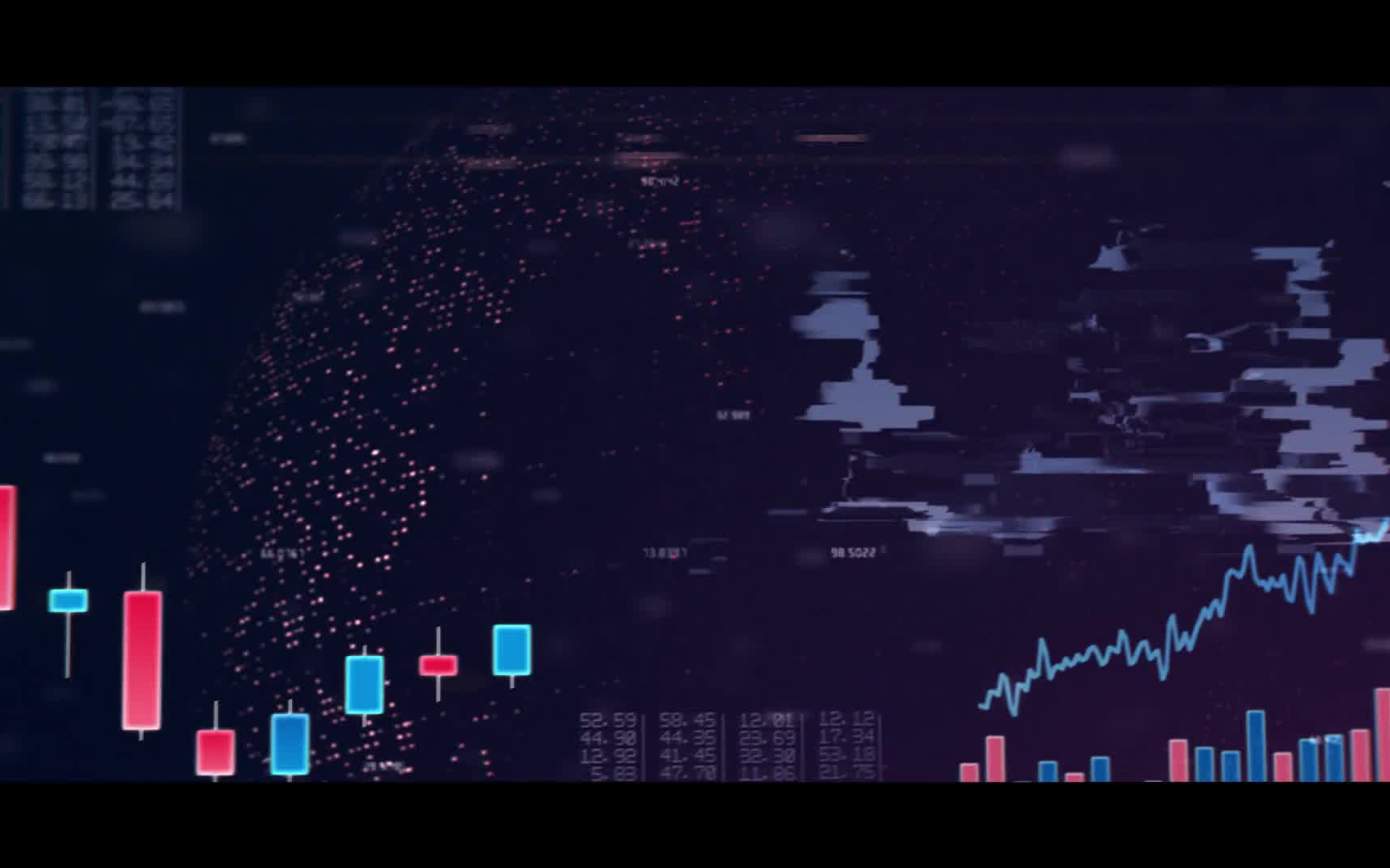AE模板-股市走势金融上市公司股票纳斯达克指数交易所特效的动态...