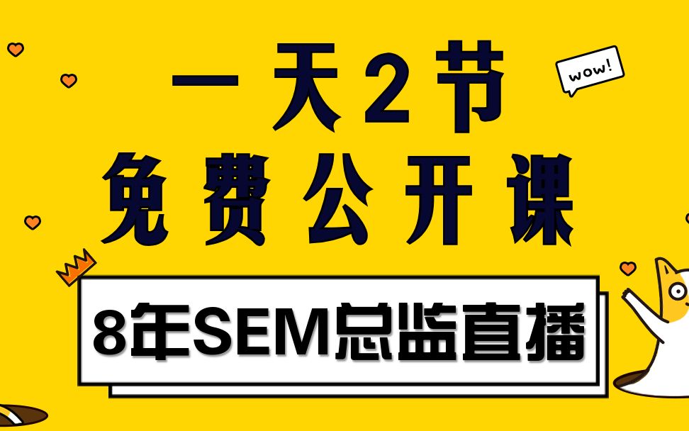 SEM竞价小白必看的百度竞价实战学习教程