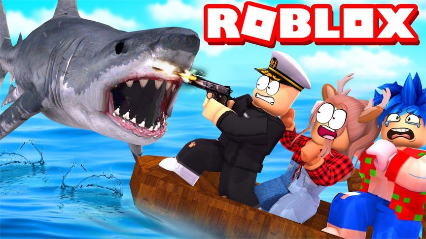 Roblox咬人鲨模拟器:惊险鲨口求生!饥饿鲨进化挑战!小格解说