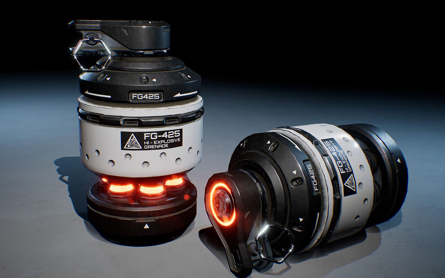 3Dmax未来想像式设计—科幻手雷制作