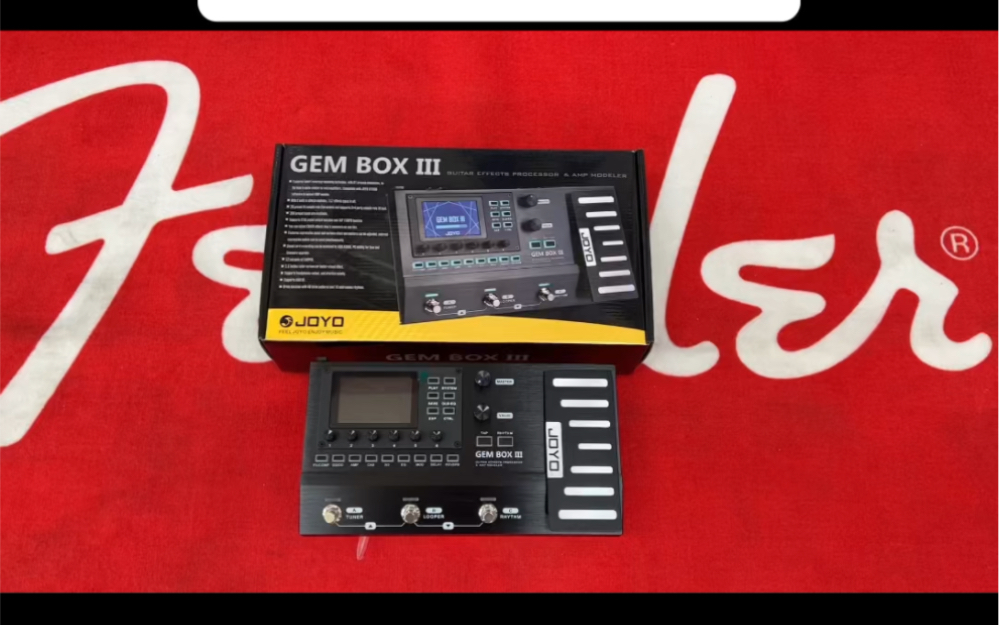 JOYO卓乐综合效果器GEM BOX III,61个音箱前级模拟,157种效果类型,...