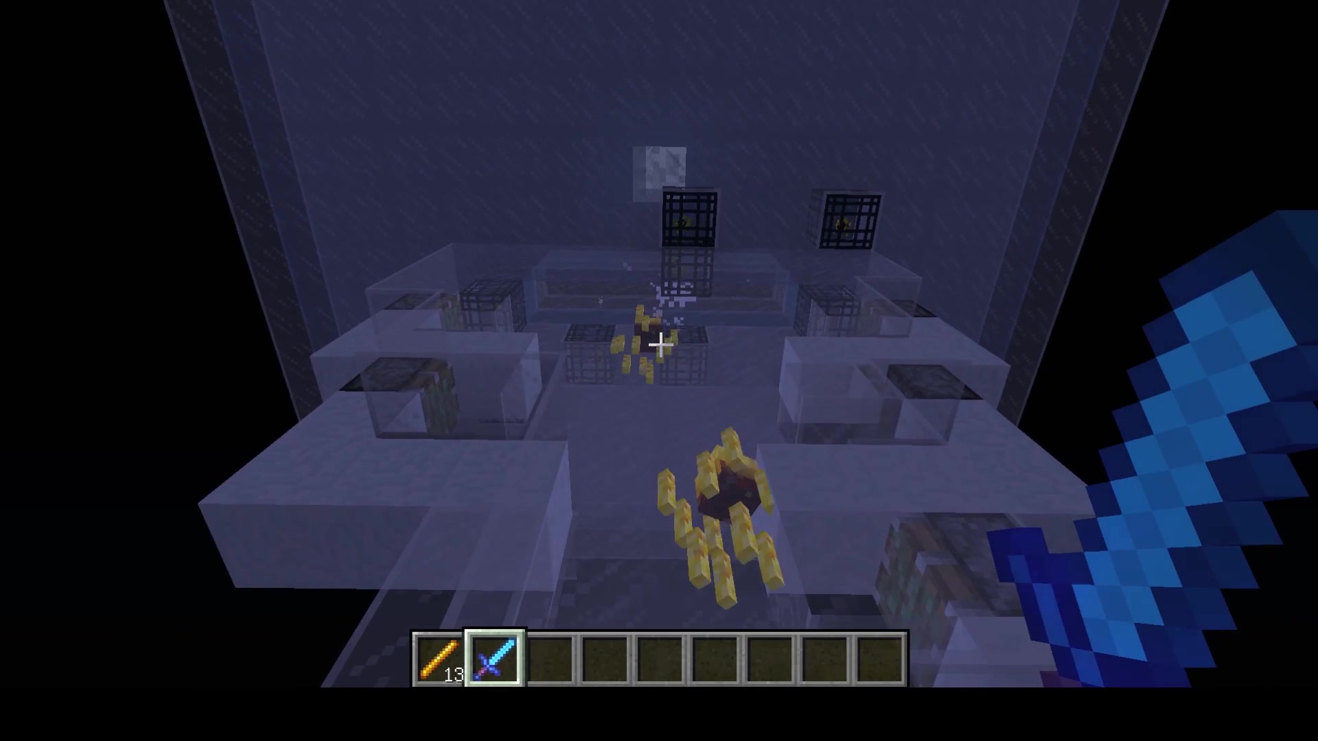 我的世界 空岛生存 地狱刷怪笼改造