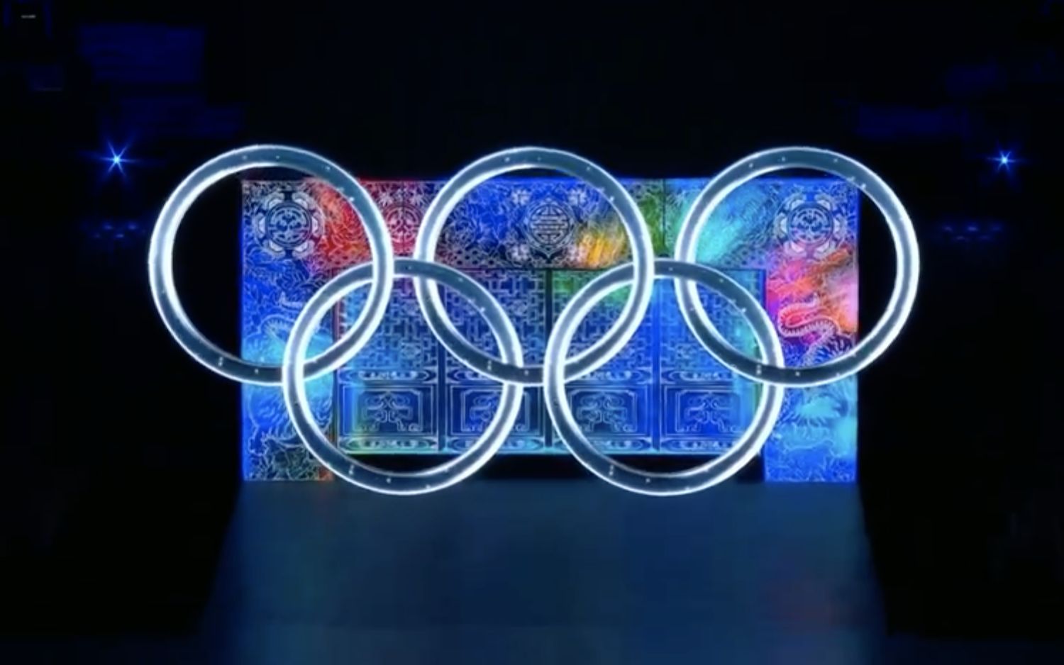 一起回顾北京2022年冬奥会开幕式 冰雪冬奥五环破冰而出惊艳亮相