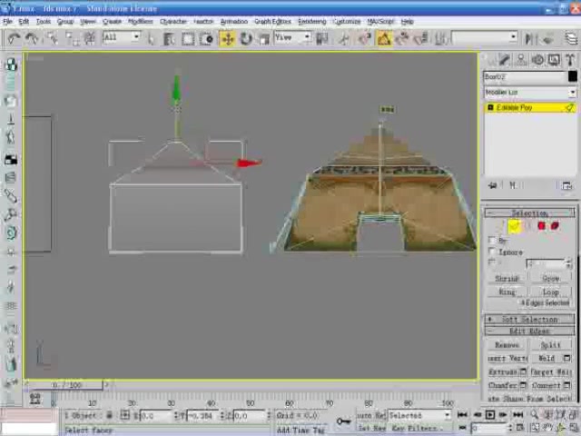 3DMAX游戏帐篷建模,展UV,贴图绘制