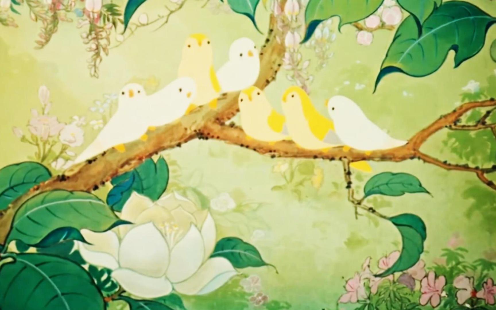 上美影第一部动画长片《一幅僮锦》,创作水准达到了当时动画创作的...