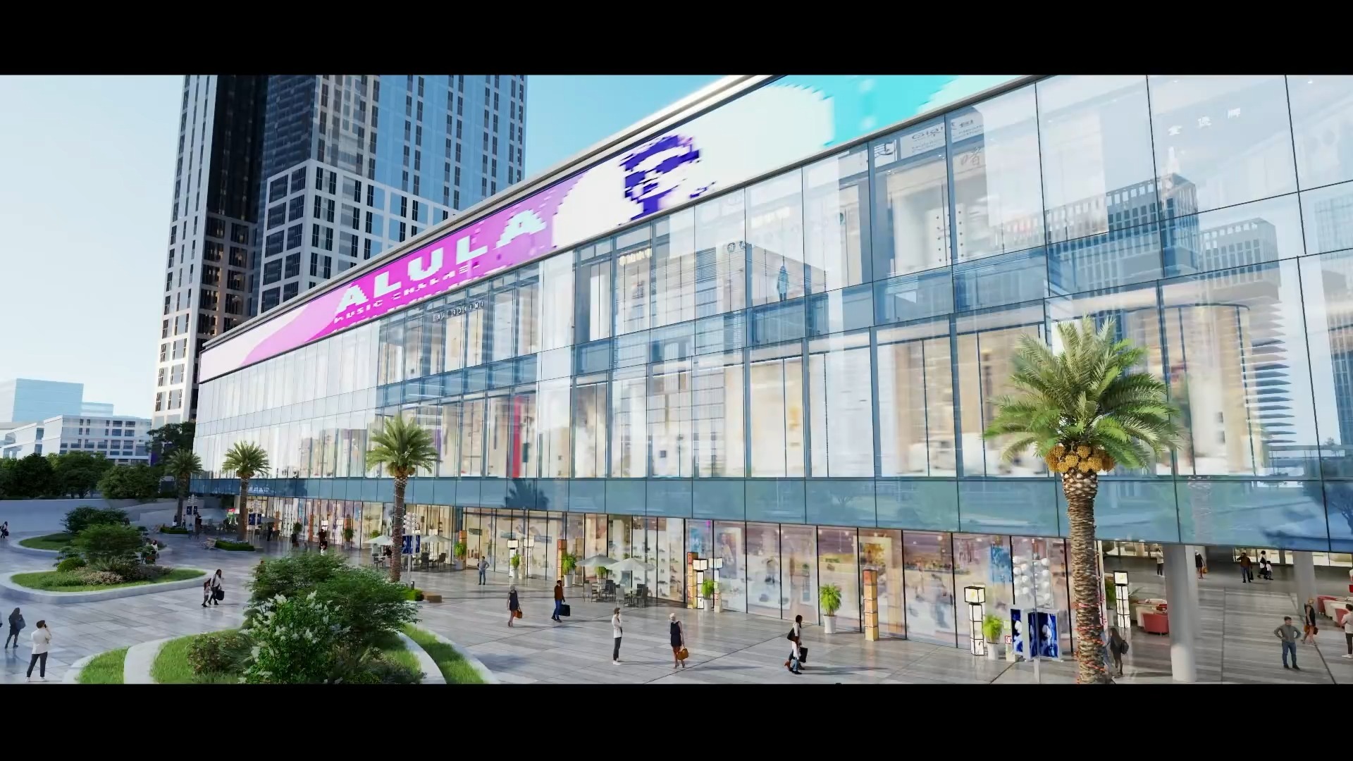 商业广场宣传片,商场招商视频,三维CG动画制作