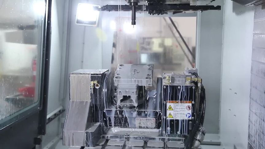 注塑模具加工演示视频,这机床不错