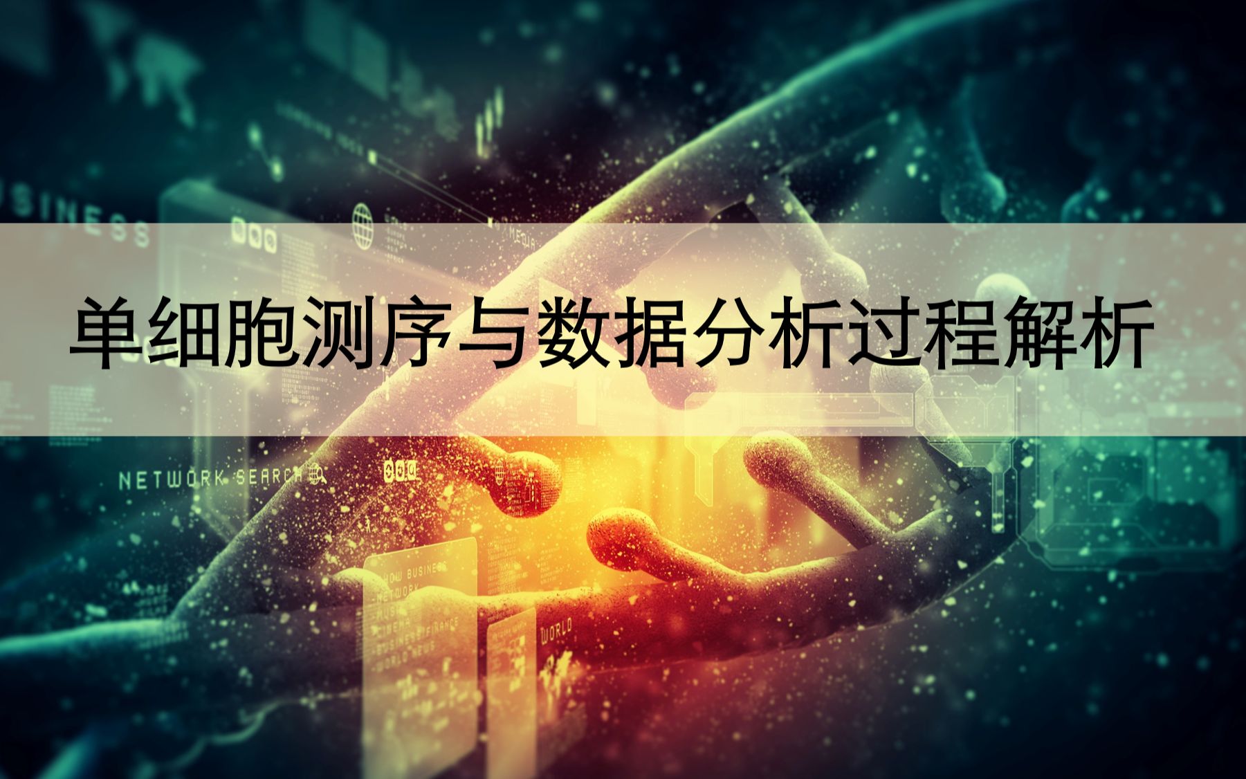 单细胞测序实验与数据分析过程解析(上)--单细胞多组学巡回论坛研讨会