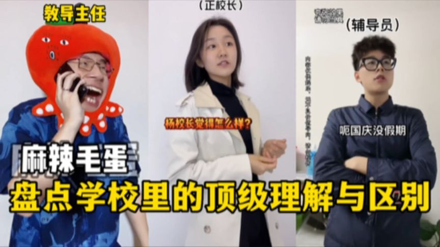 盘点学校里的顶级理解与区别:没有副校长理解不了的,没有教导处